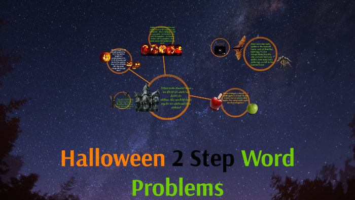 Halloween 2 Step Word Problems by Jessica Pryor on Prezi