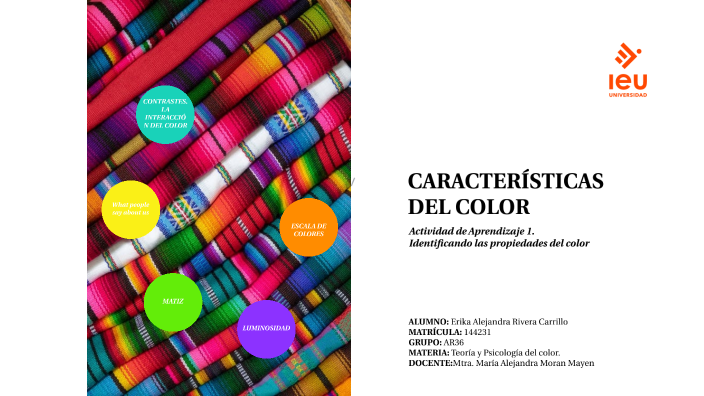 CARACTERÍSTICAS DE COLOR by ikha morrison on Prezi