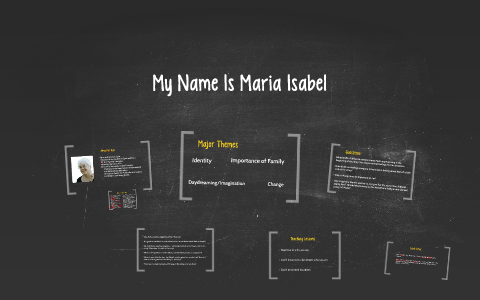 My Name Is Maria Isabel by Bryce Packard on Prezi
