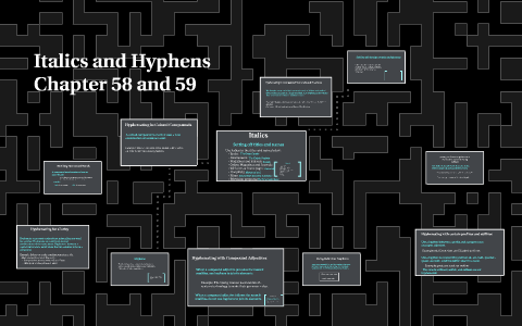 Italics and Hyphens by Abby Moore on Prezi