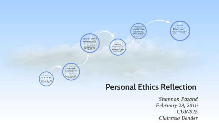 Personal Ethics Reflection by Shannon Pazand on Prezi