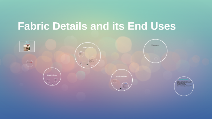 Fabric Details and its End Uses by amanda ware on Prezi