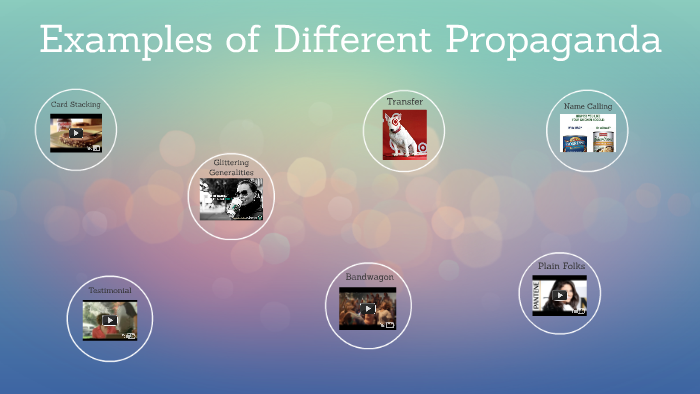 Examples of Different Propaganda by Lindsay Hickox on Prezi