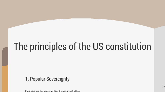 Principles of the US constitution by Carly Gutierrez-M