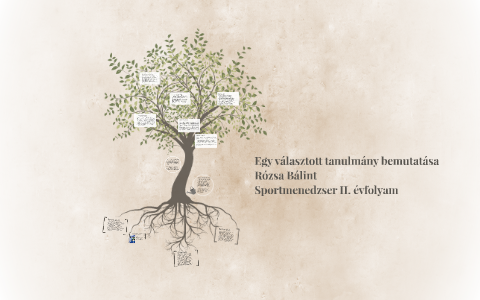 Egy választott tanulmány bemutatása by Balint Rozsa on Prezi