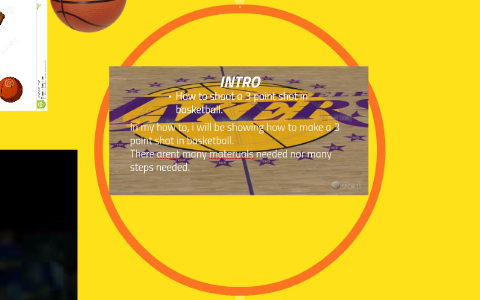How to shoot a 3 point shot in basketball. by cole g on Prezi