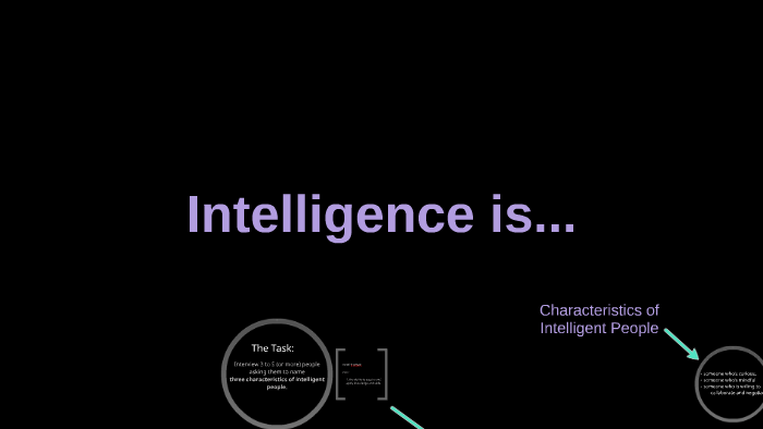 Characteristics of Intelligent People by Kristine Pilla on Prezi