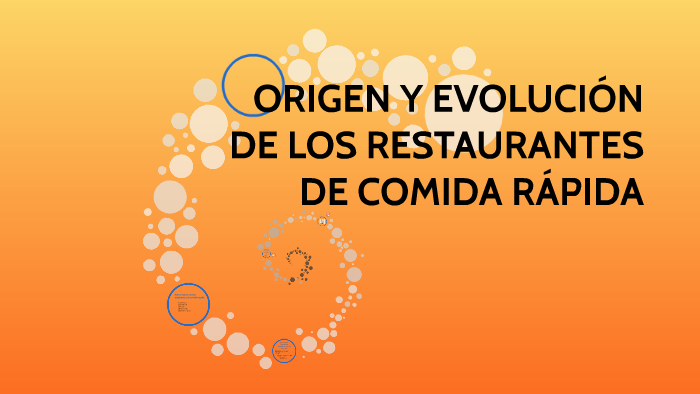 ORIGEN Y EVOLUCIÓN DE LOS RESTAURANTES DE COMIDA RÁPIDA by Deborah ...