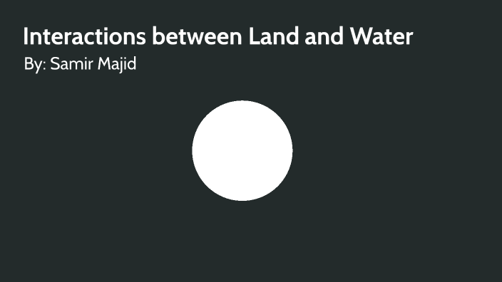 Interactions between Land and Water by Elena Ladd on Prezi