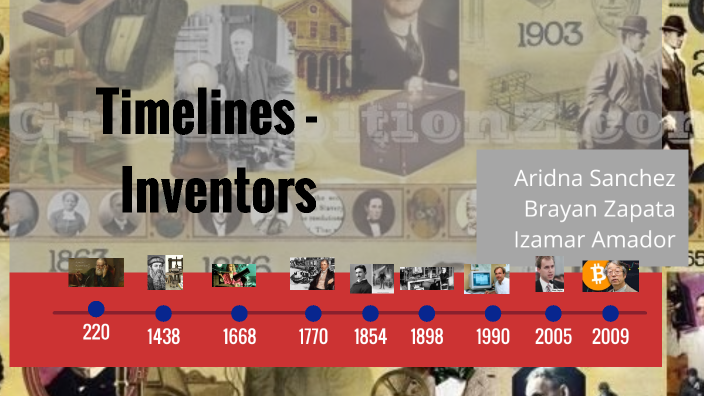 timeline of inventors by Izamar Amador on Prezi