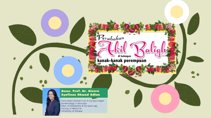 Perubahan Akil Baligh di Kalangan Kanak-kanak Perempuan by Julz ESP on ...