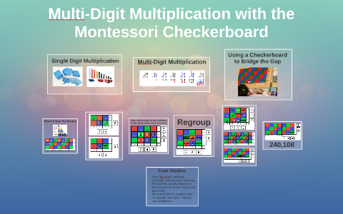 Multi-Digit Multiplication with the Montessori Checkerboard by Jessica ...