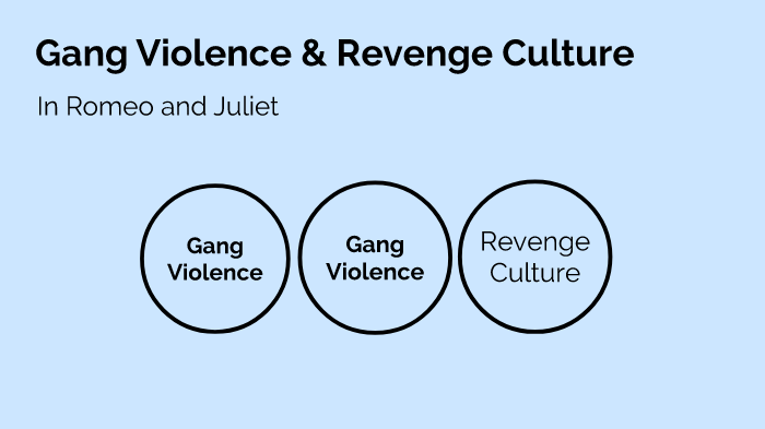 Romeo and Juliet Gang Violence & Revenge Culture by Andrea Bennett on Prezi