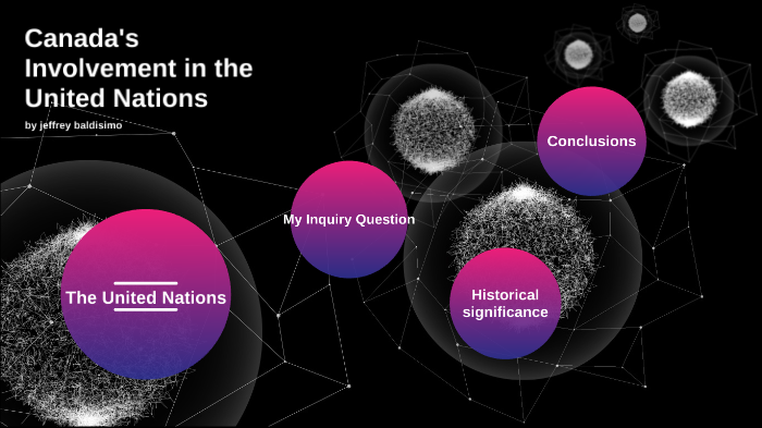 Canada's involvement in the United Nation by jeffrey baldisimo on Prezi