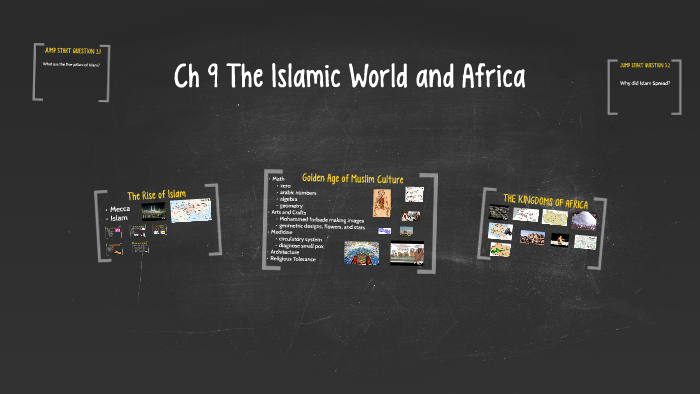 WH Ch 9 The Islamic World and Africa by Enrique Romero on Prezi