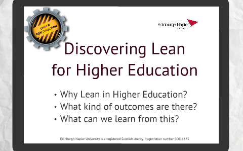 Full Discovering Lean for Higher Education by Steve Yorkstone on Prezi