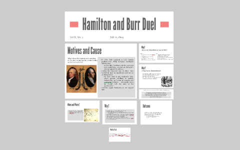 Hamilton and Burr Duel by Mylee Wiesinger on Prezi