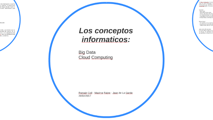 Los conceptos informaticos: by Jean de La Garde