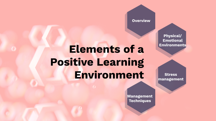Elements of a Positive Learning Environment by Victoria Tobin on Prezi