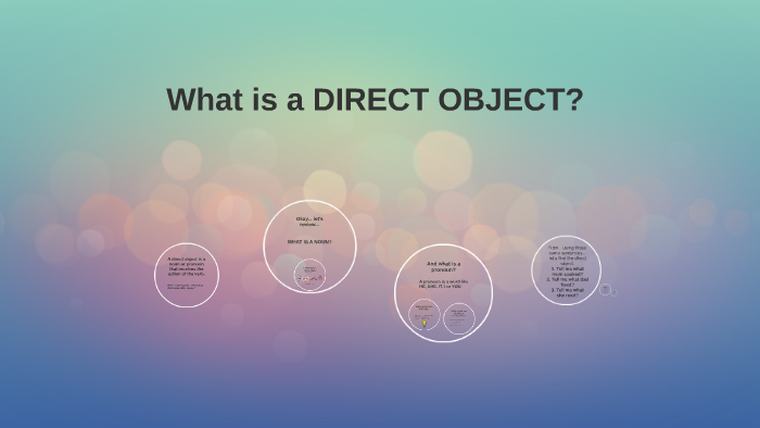 What is a DIRECT OBJECT? by Melissa Jones