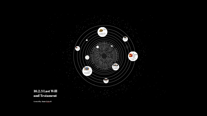 16.2.3 Last Will and Testament by Jamie Lykes II on Prezi