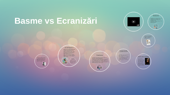 Basme vs Ecranizări by Ana Matei on Prezi