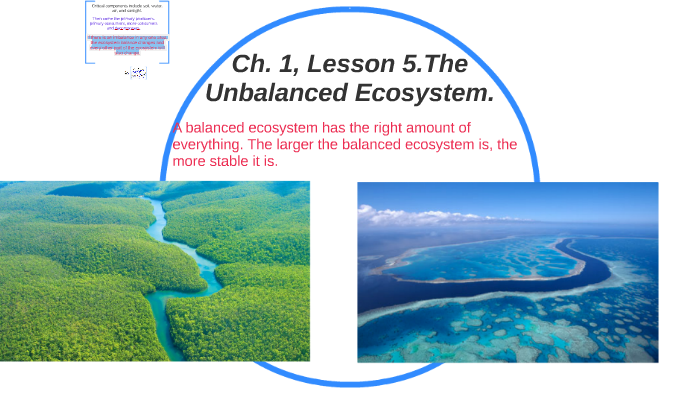 Ch. 1, Lesson 5.The 4th Unbalanced Ecosystem. by Fred Roberts on Prezi