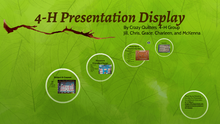 4-H Presentation Display by Jill Martin on Prezi
