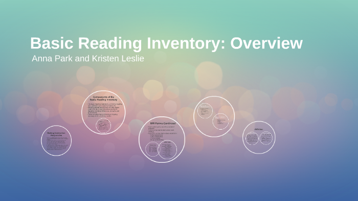 Basic Reading Inventory: Overview by Kristen Leslie on Prezi