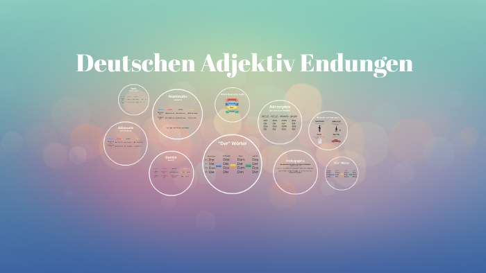 German Adjective Endings by on Prezi