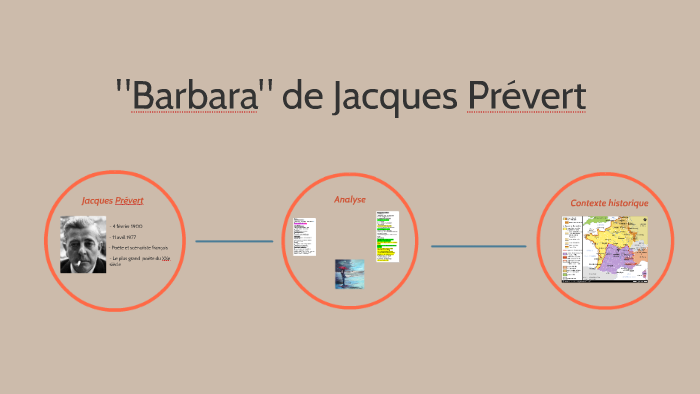 Barbara - Jacques Prévert by Elise Lazure on Prezi