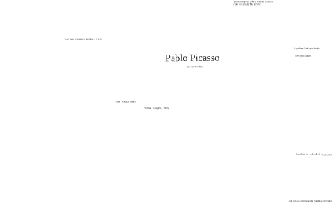 Pablo Picasso by patric riley on Prezi