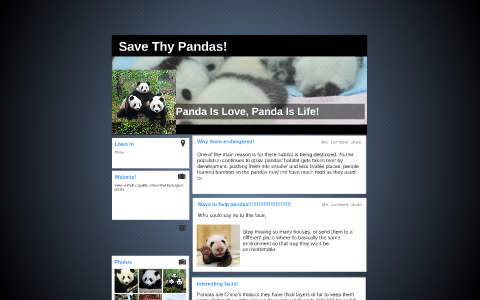 Save Thy Pandas! by Demetric White on Prezi