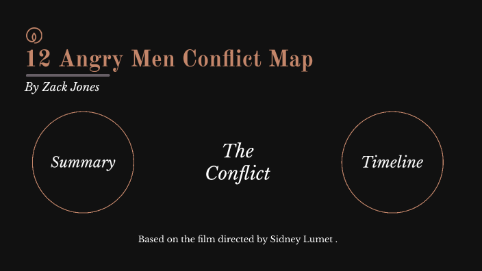 12 Angry Men Conflict Map by Zack Jones on Prezi