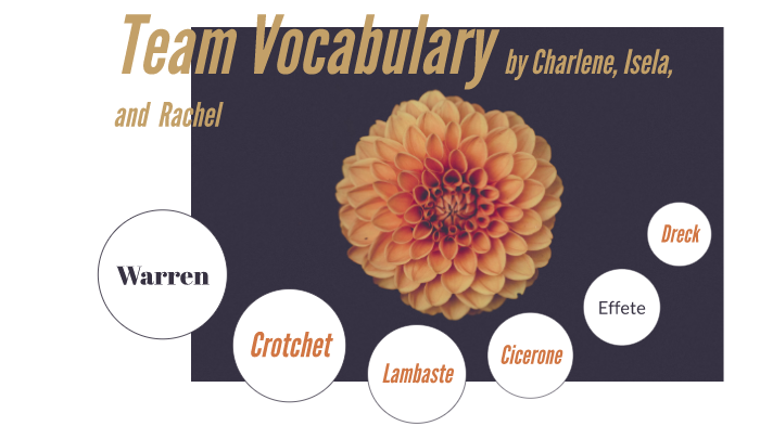 Team Vocabulary by Rachel Evans on Prezi
