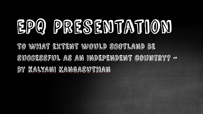 EPQ Presentation by on Prezi