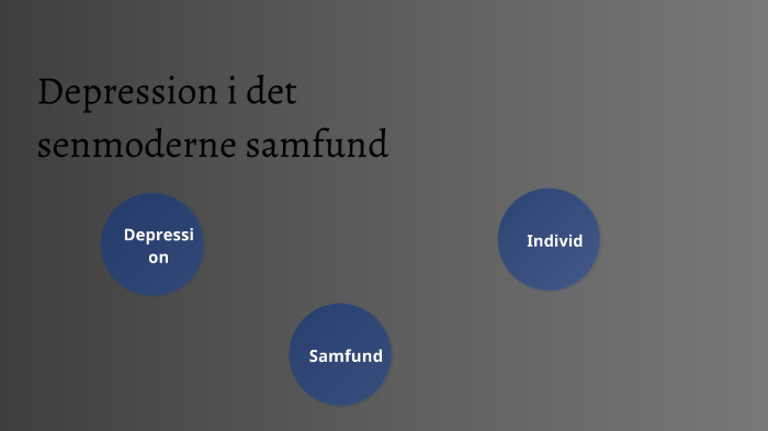 Depression i det senmoderne samfund by Karina Pouline Dalgas 9X ...