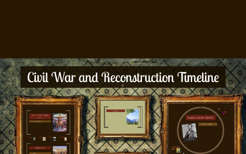 Civil War and Reconstruction Timeline by Taylor Godfrey on Prezi