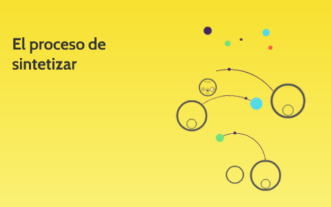 El proceso de sintetizar by Roberto Moreno Cervantes on Prezi