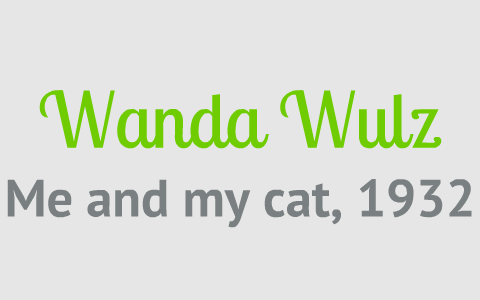 Digitale Fotografie - Wanda Wulz, me and my cat by Theresa Steinmaurer ...