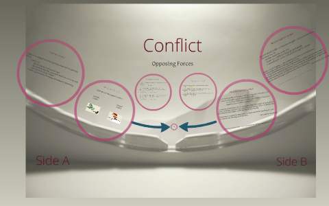 Conflict-Opposing forces by Sandra Williams