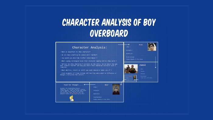 Character analysis of Boy Overboard by Katie McNamee on Prezi