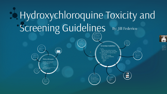 HCQ Toxicity and Screening Guidelines by Jill Federico on Prezi