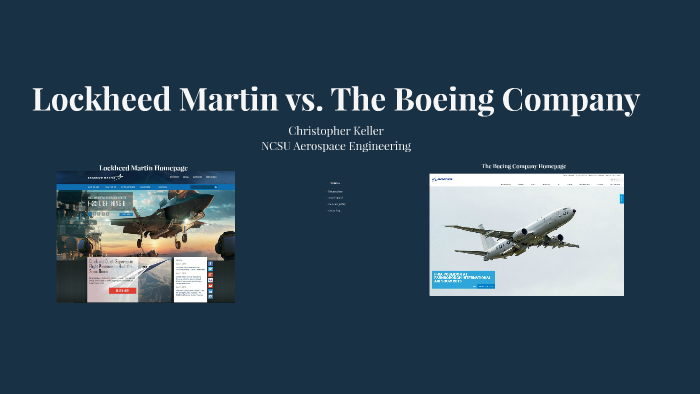 Lockheed Martin vs. The Boeing Company by Christopher Keller on Prezi