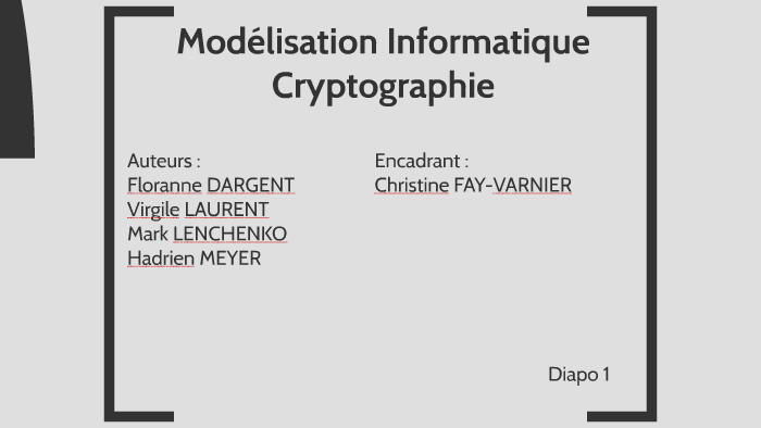 La cryptographie au fil du temps by DARGENT Floranne on Prezi