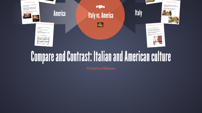 Italy vs. America by Christina Mahone on Prezi