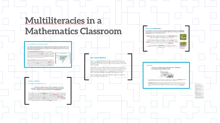 Multiliteracies in a Mathematics Classroom by Marina Downey on Prezi