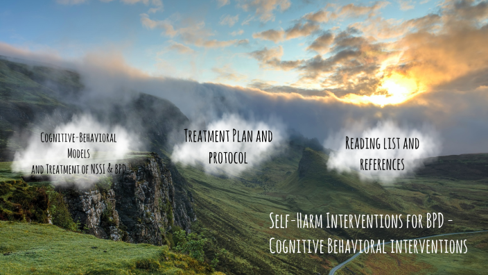 Self-Harm in Borderline Personality Disorder- CBT Interventions by ...