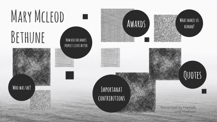 Mary Mcleod Bethune by Madison Hannah on Prezi