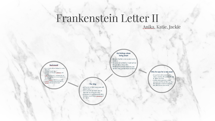 Frankenstein Letter II by Katie Hutson
